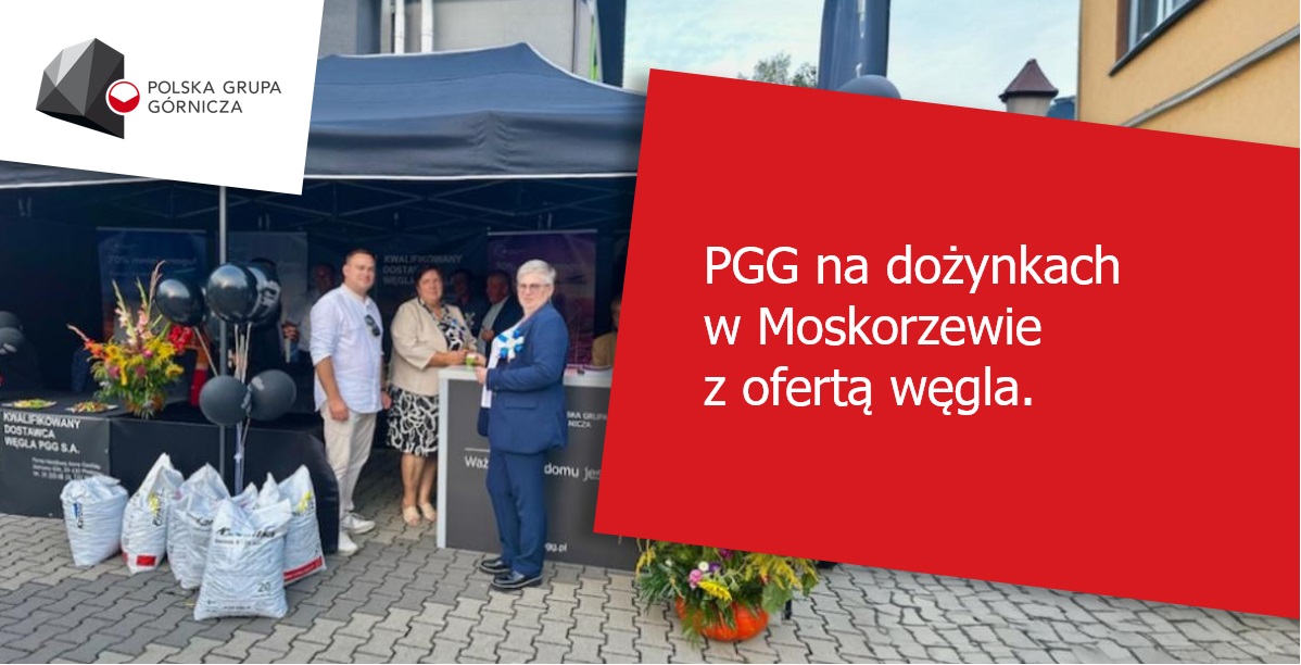 Przedstawiciele PGG na dożynkach w Moskorzewie z ofertą węgla - PGG.pl